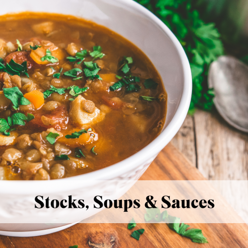Stocks, Soups & Sauces – Grande Cuisine Academy